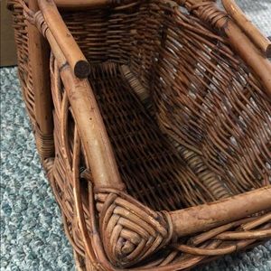 Storage & Organization | Vintage Rectangular Basket | Poshmark